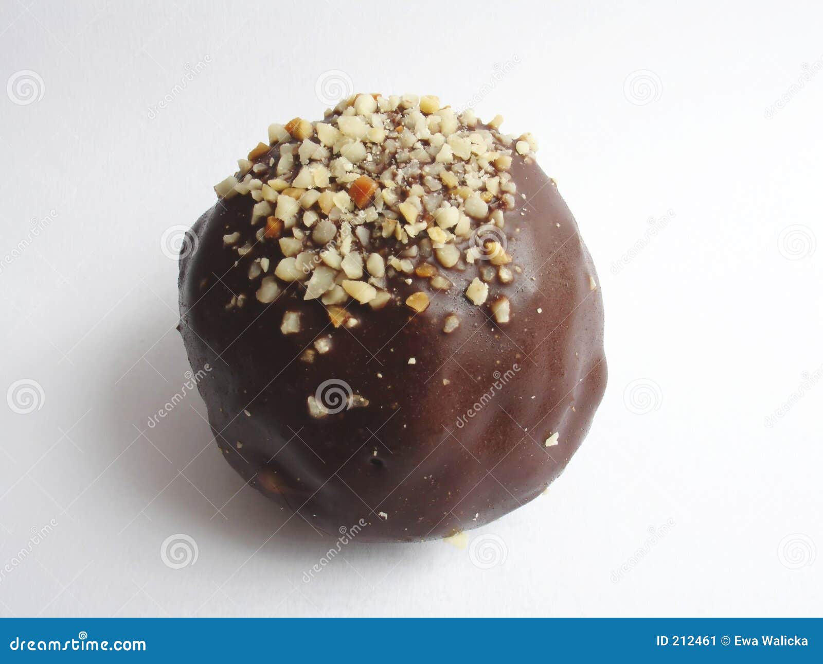 Bola del chocolate imagen de archivo. Imagen de cubierto - 212461