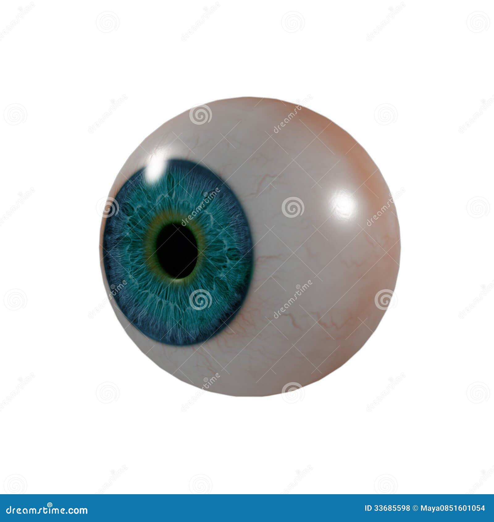 Bola do olho ilustração stock. Ilustração de irlandês - 33685598