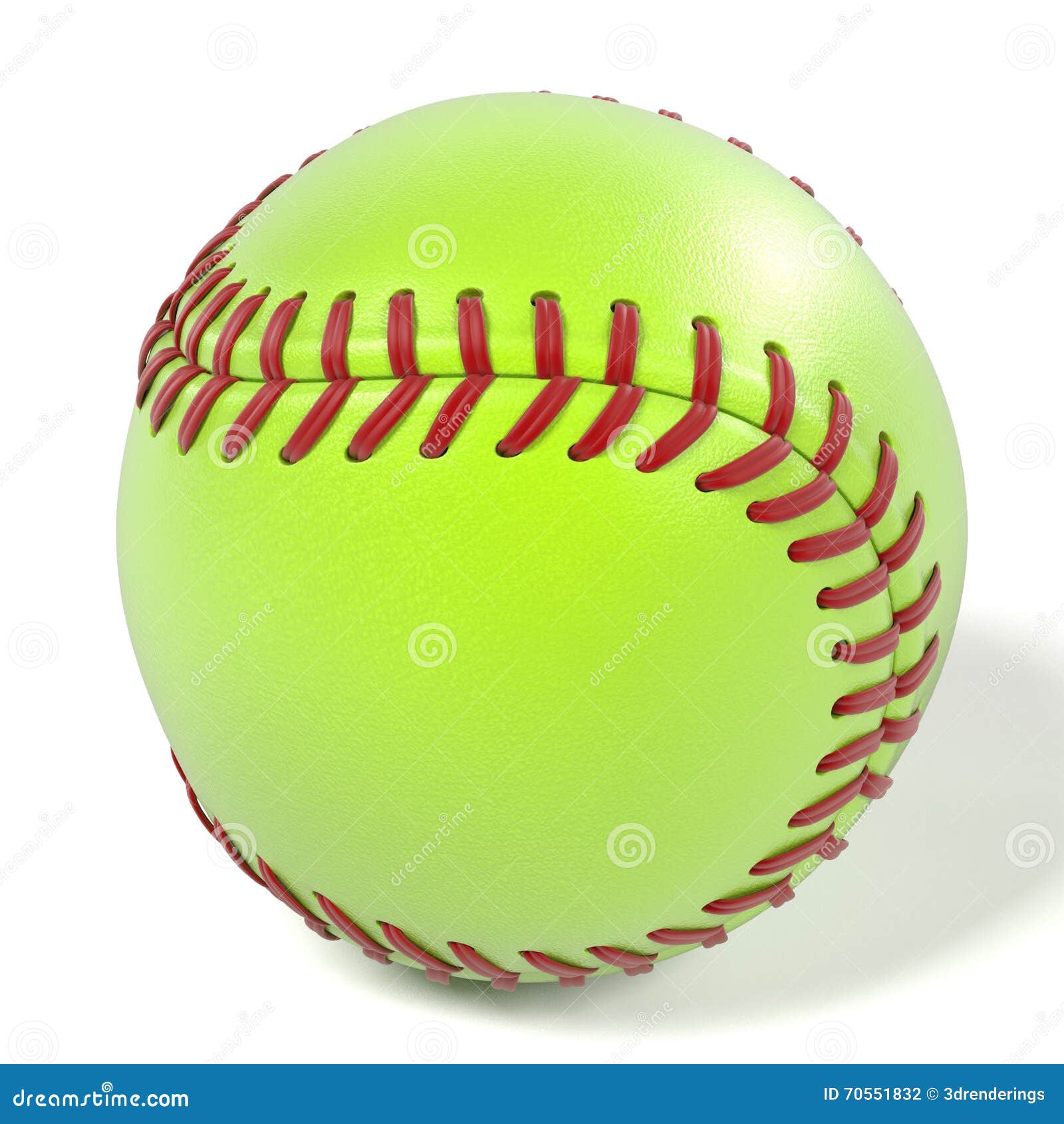 Bola do softball ilustração stock. Ilustração de sujeira - 70551832