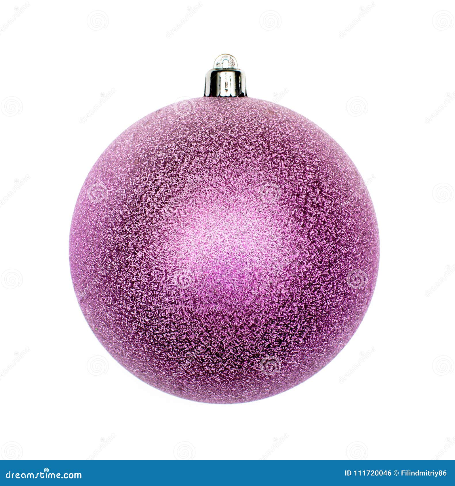 Bola Roxa Grande Do Natal Isolada Foto de Stock - Imagem de ornamento ...