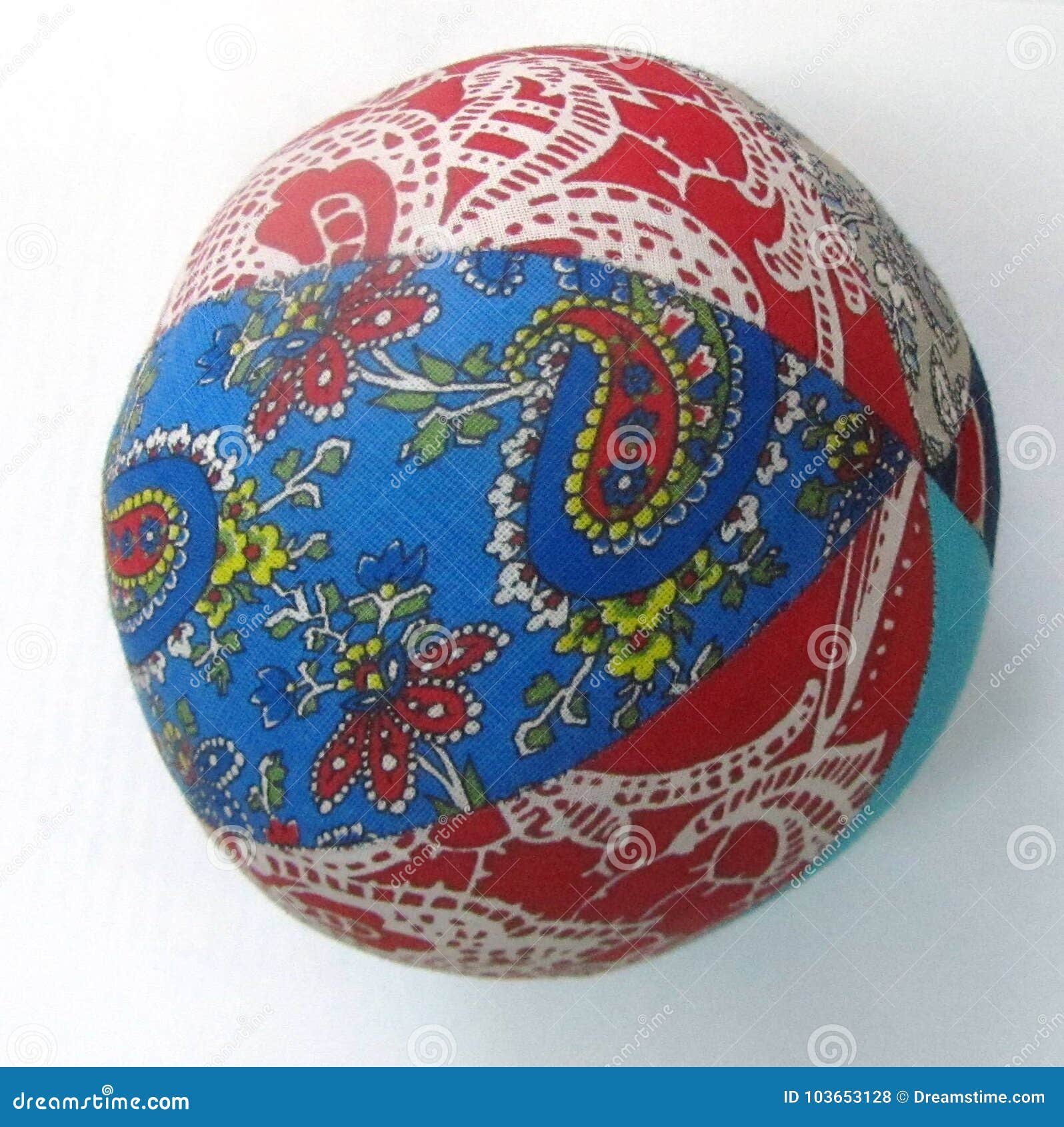 Bola Rusa De La Materia Textil Foto de archivo - Imagen de pedazos ...