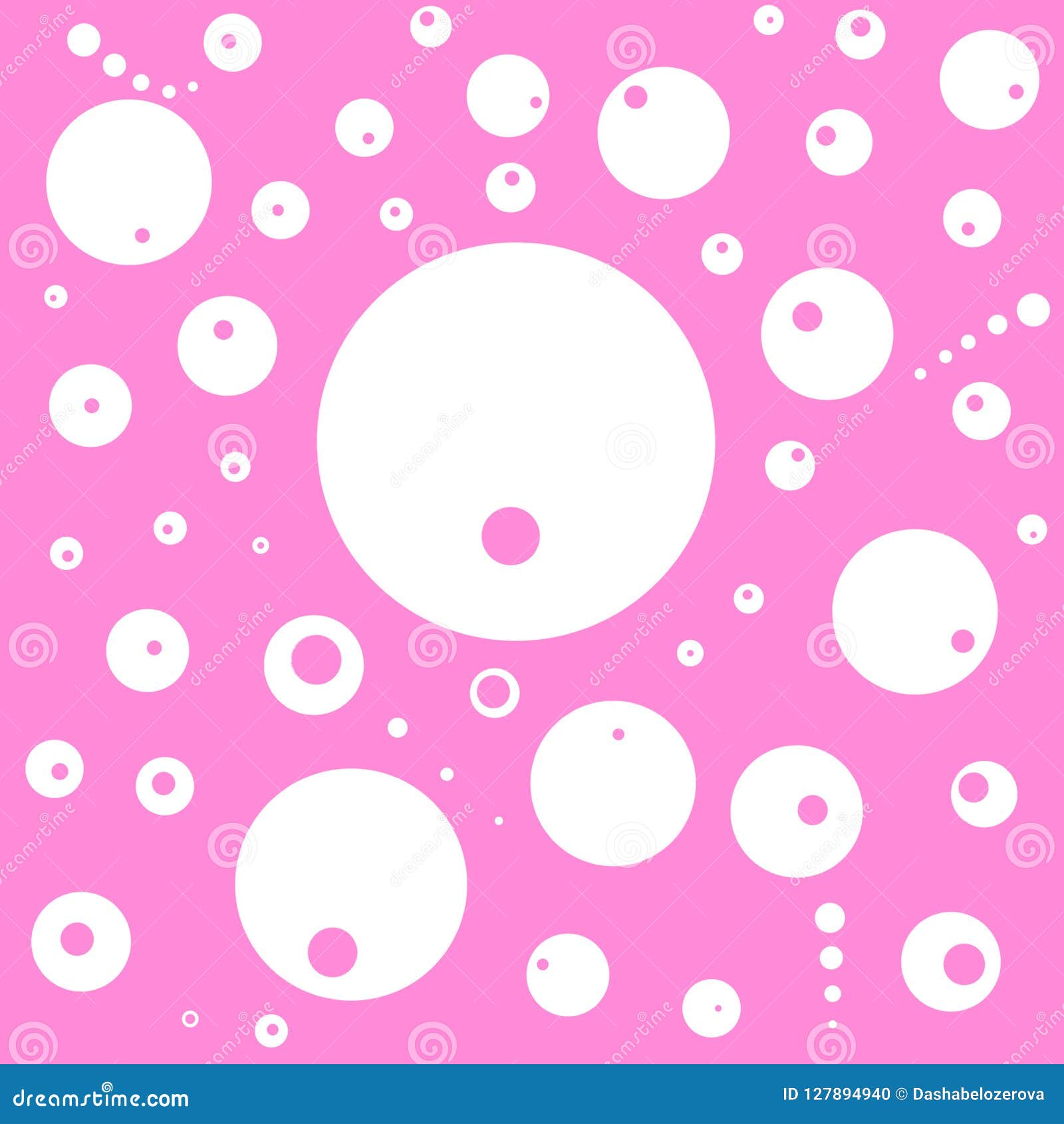 Bolas Abstratas No Fundo Cor-de-rosa Ilustração Stock - Ilustração de ...