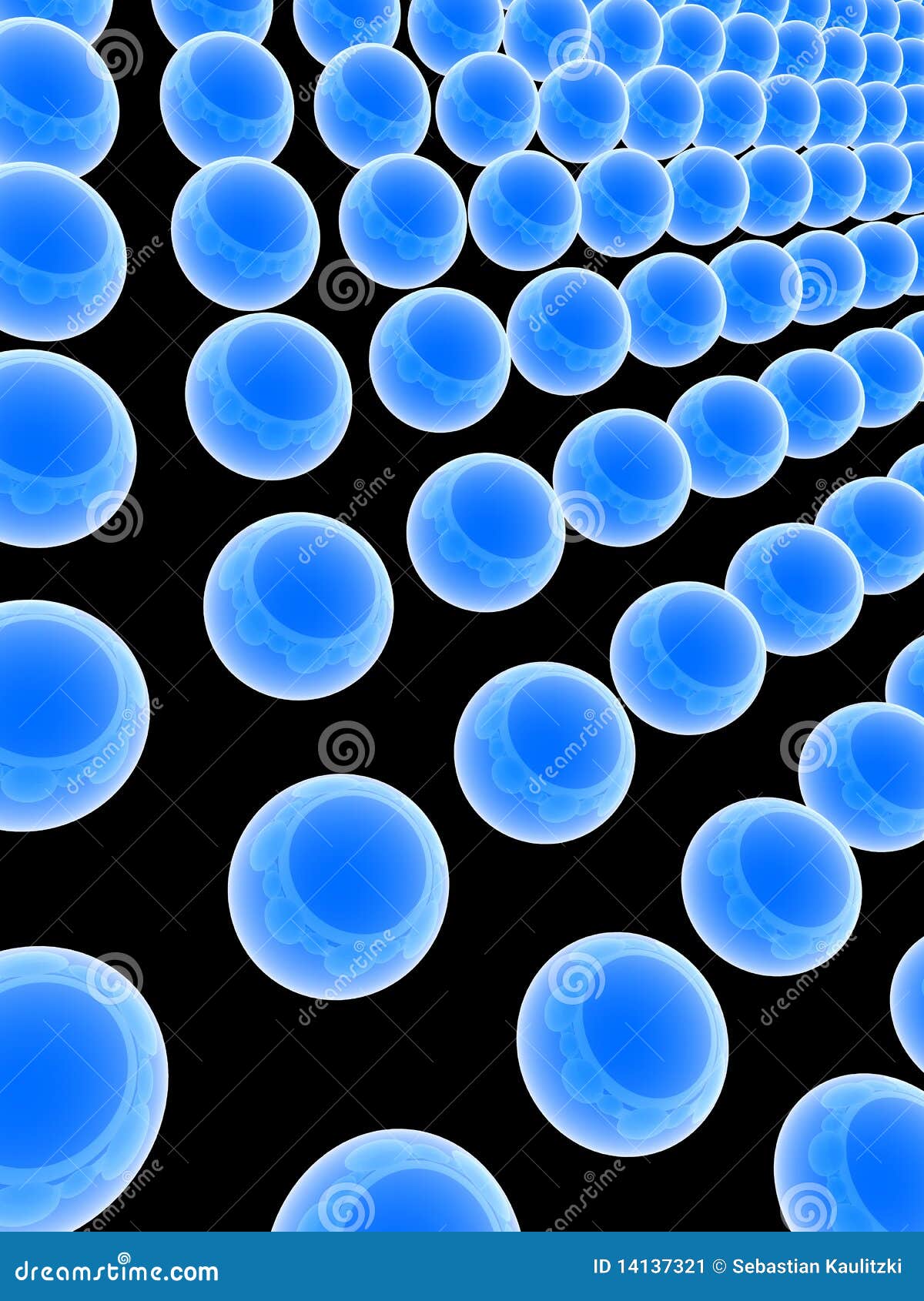 Bolas azules stock de ilustración. Ilustración de imagen - 14137321