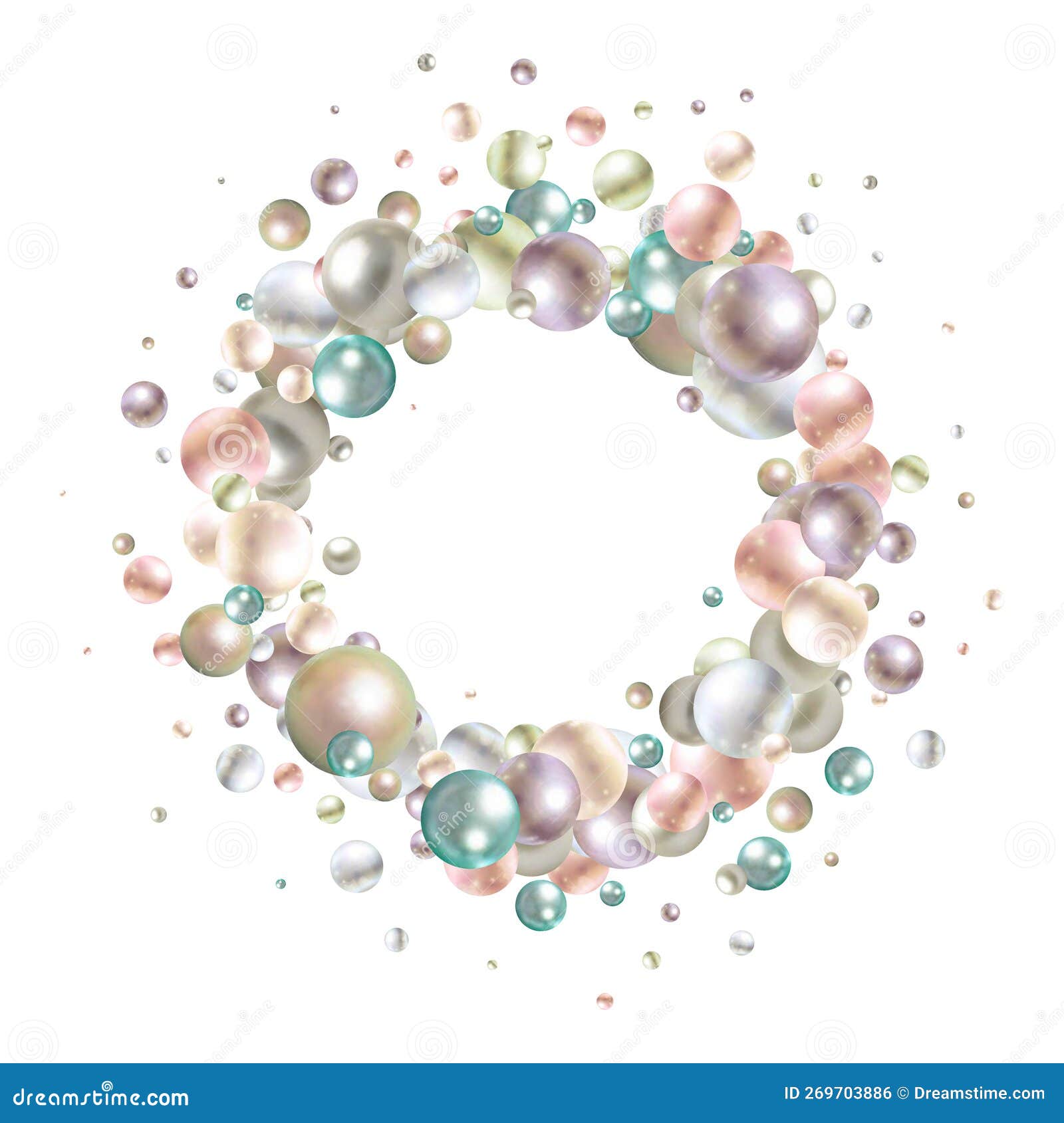 Bolas 3d Realistas Com Sombra. Elemento De Design. Eps 10 Ilustração ...