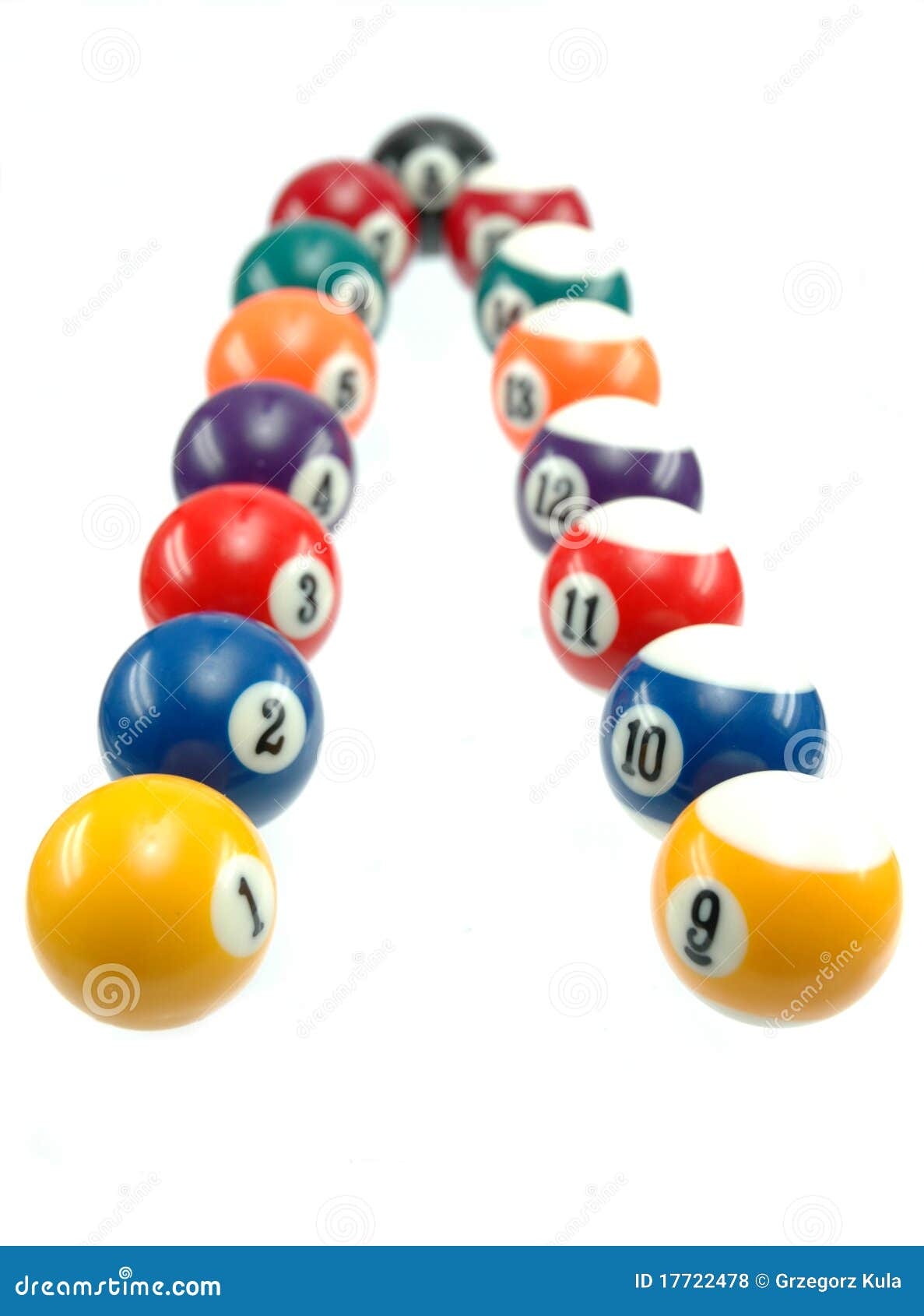 Bolas de billar foto de archivo. Imagen de conjunto, bolas - 17722478