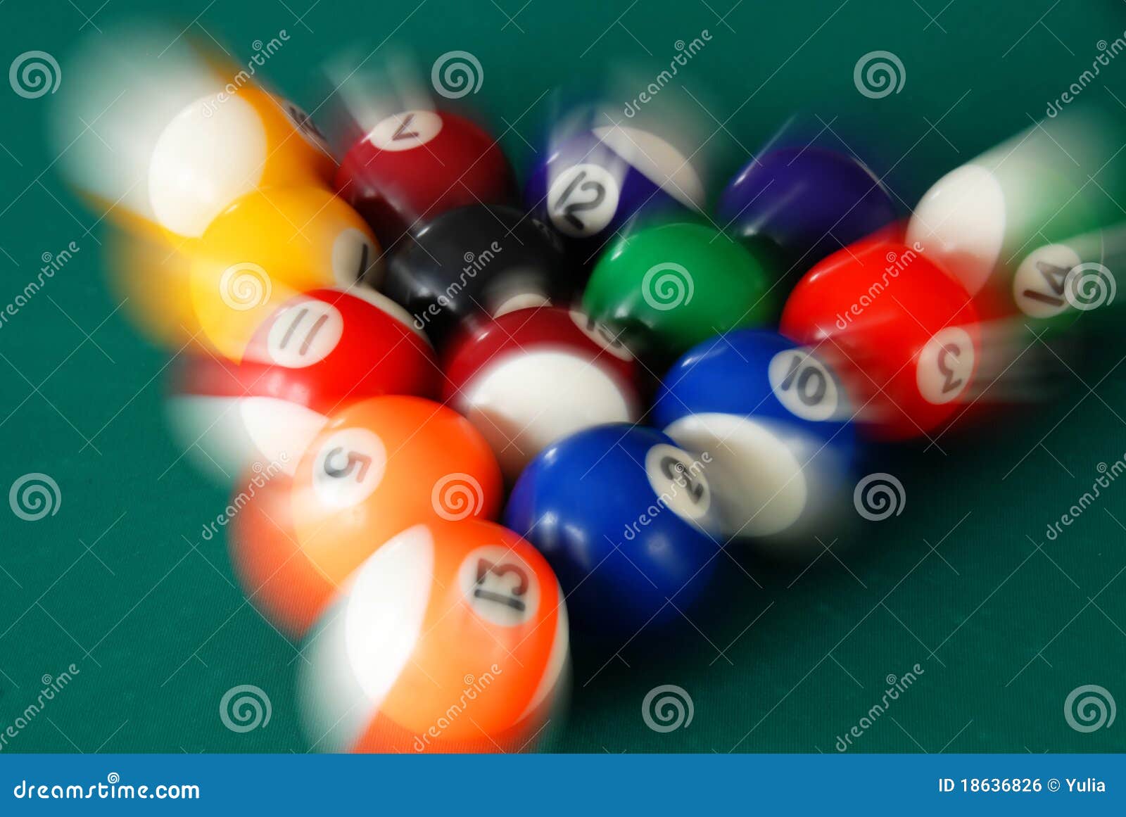 Bolas de billar foto de archivo. Imagen de esfera, entretenga - 18636826