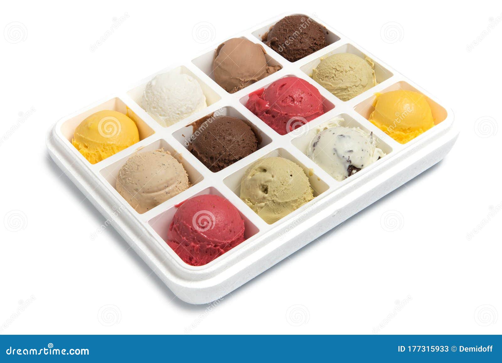 Bolas de helado imagen de archivo. Imagen de fresco - 177315933