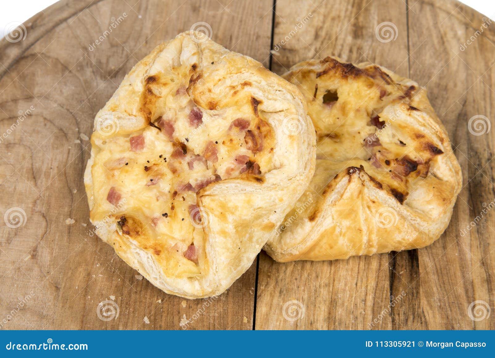 Bolas De Masa Hervida Y Jamón Del Queso Imagen de archivo - Imagen de ...