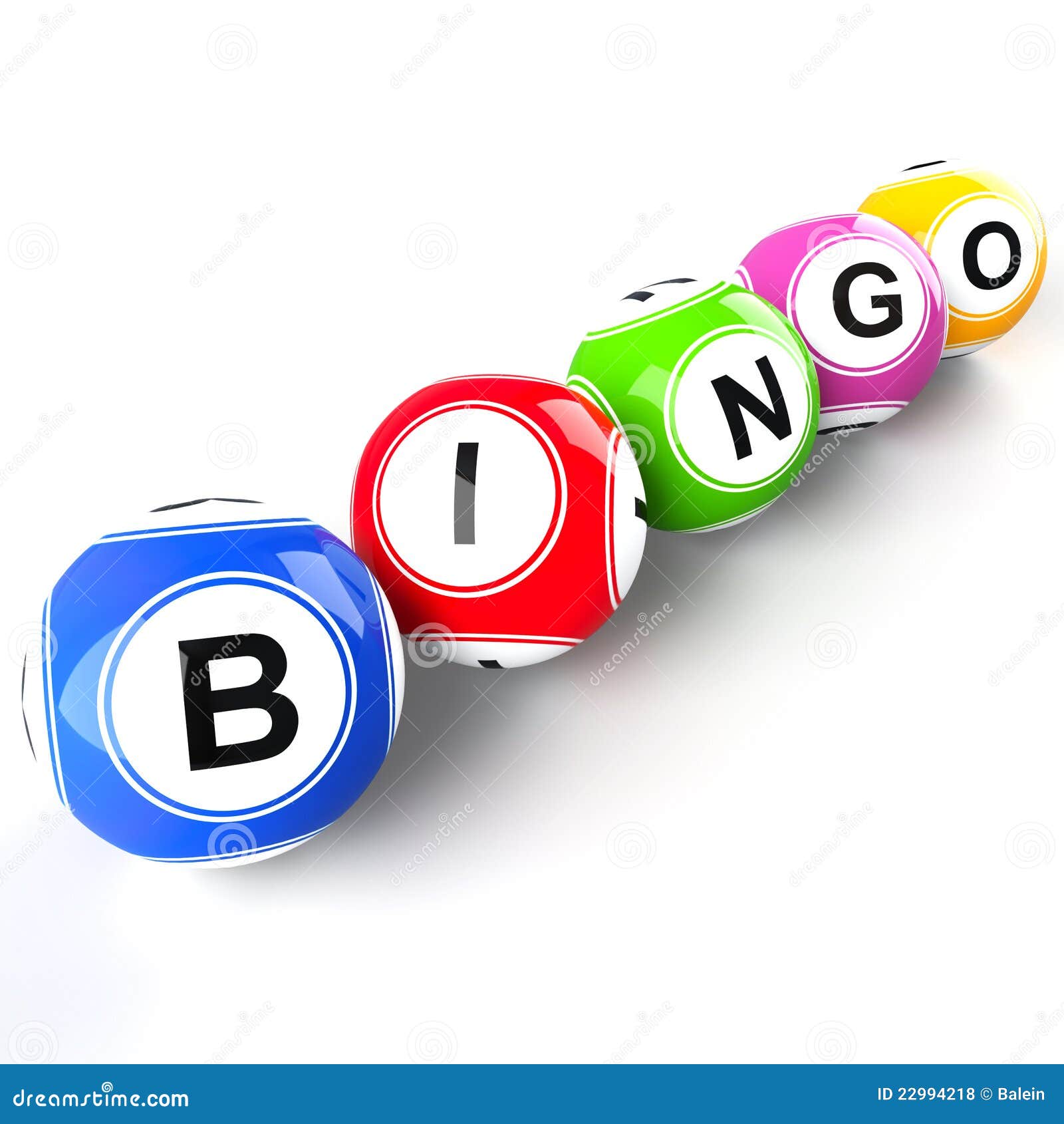 Bolas del bingo stock de ilustración. Ilustración de imagen - 22994218