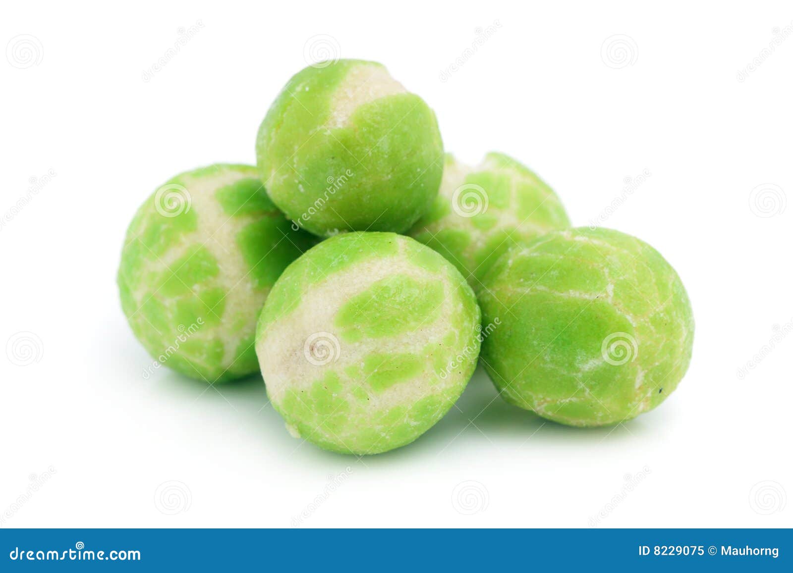 Bolas Del Guisante Verde De Wasabi Imagen de archivo - Imagen de primer ...