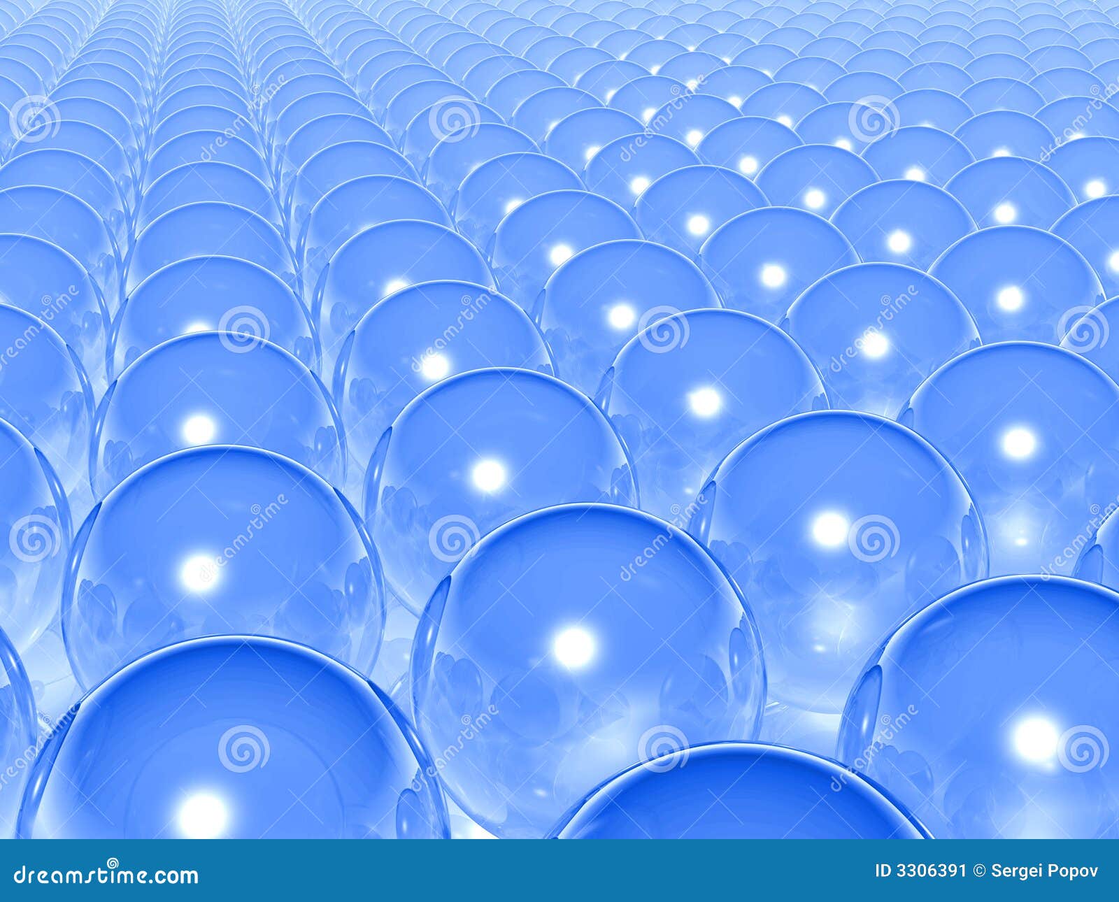 Bolas transparentes azules stock de ilustración. Ilustración de ...