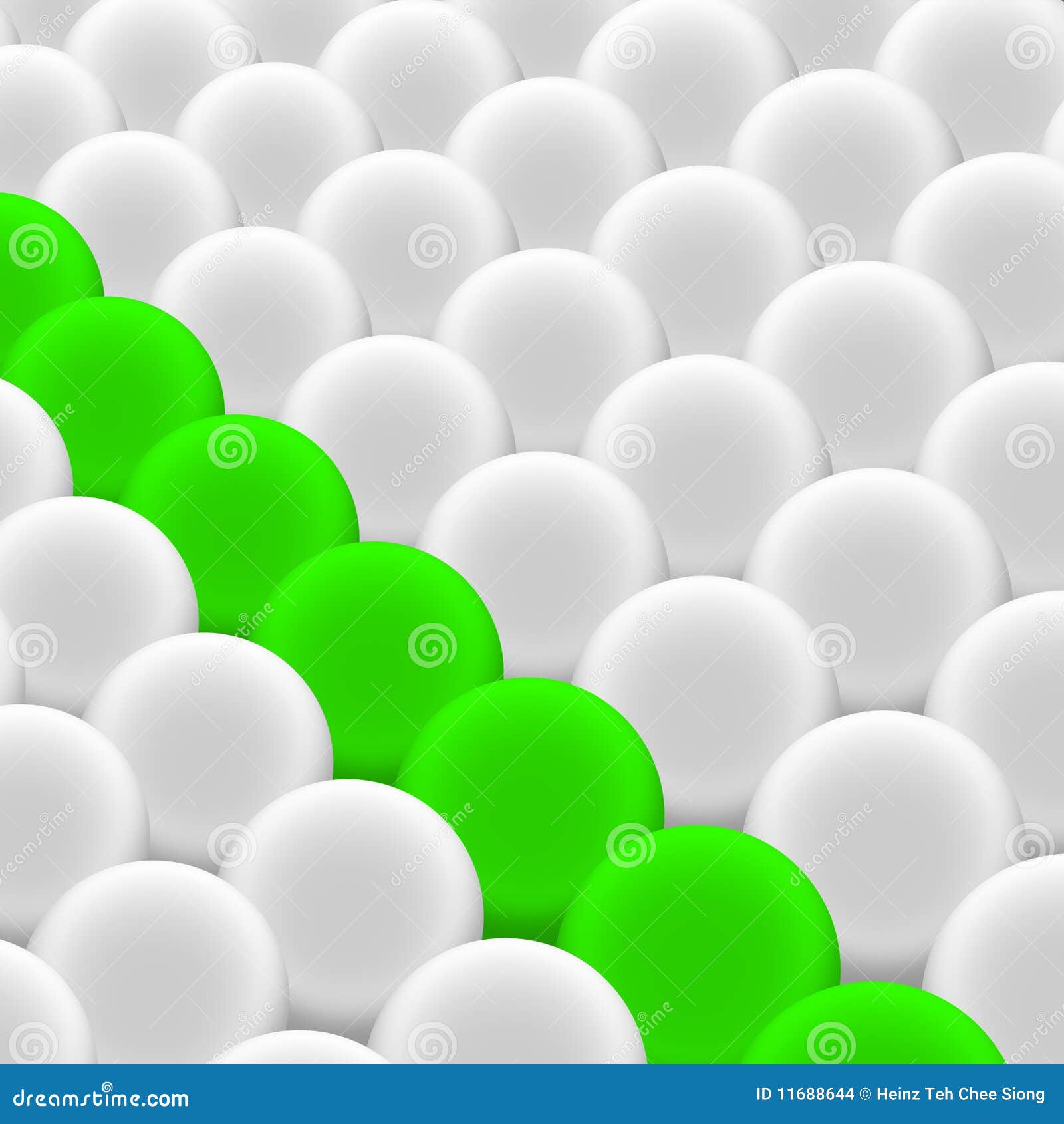 Bolas verdes stock de ilustración. Ilustración de diferente - 11688644