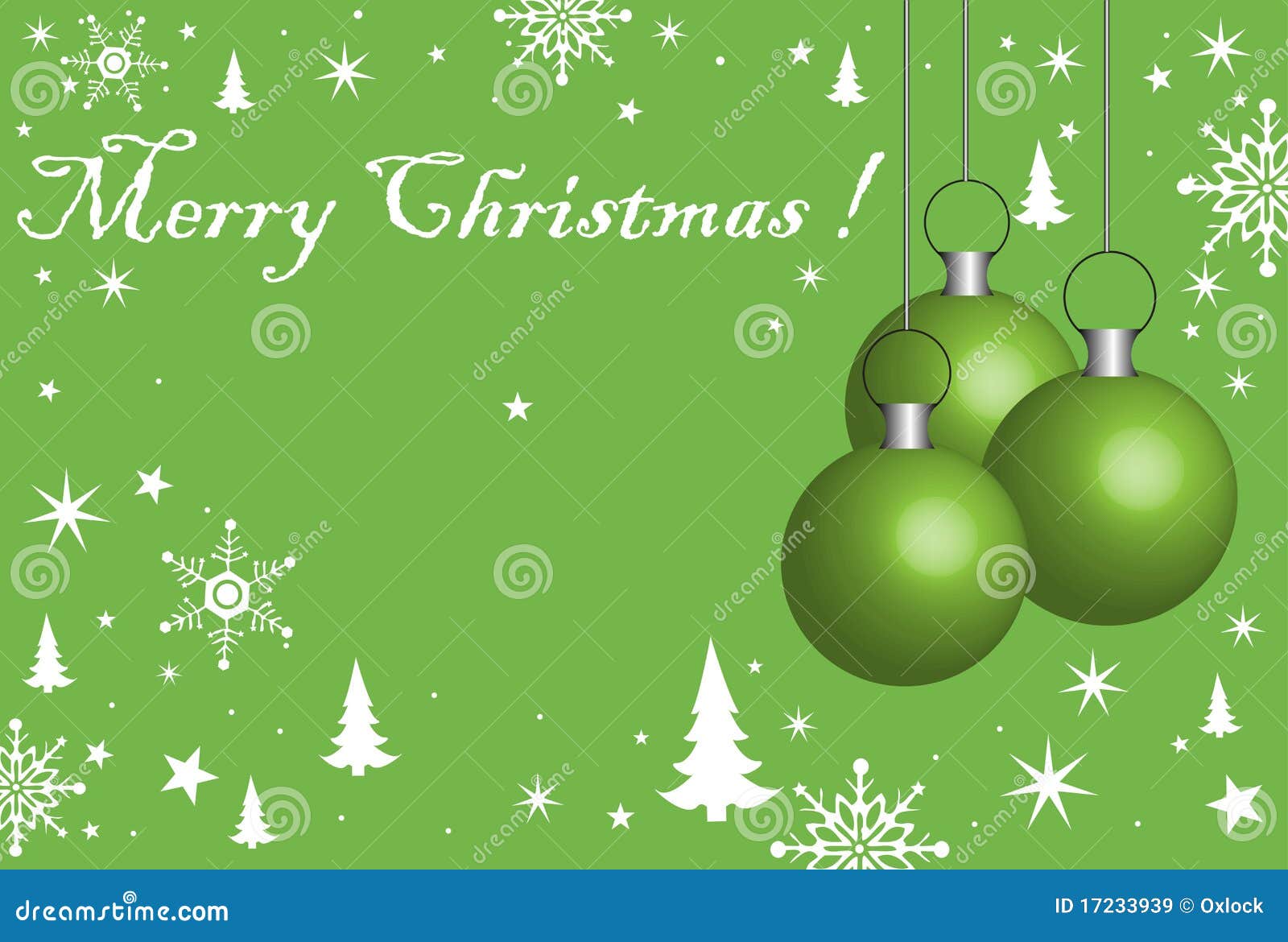 Bolas verdes de la Navidad ilustración del vector. Ilustración de ...