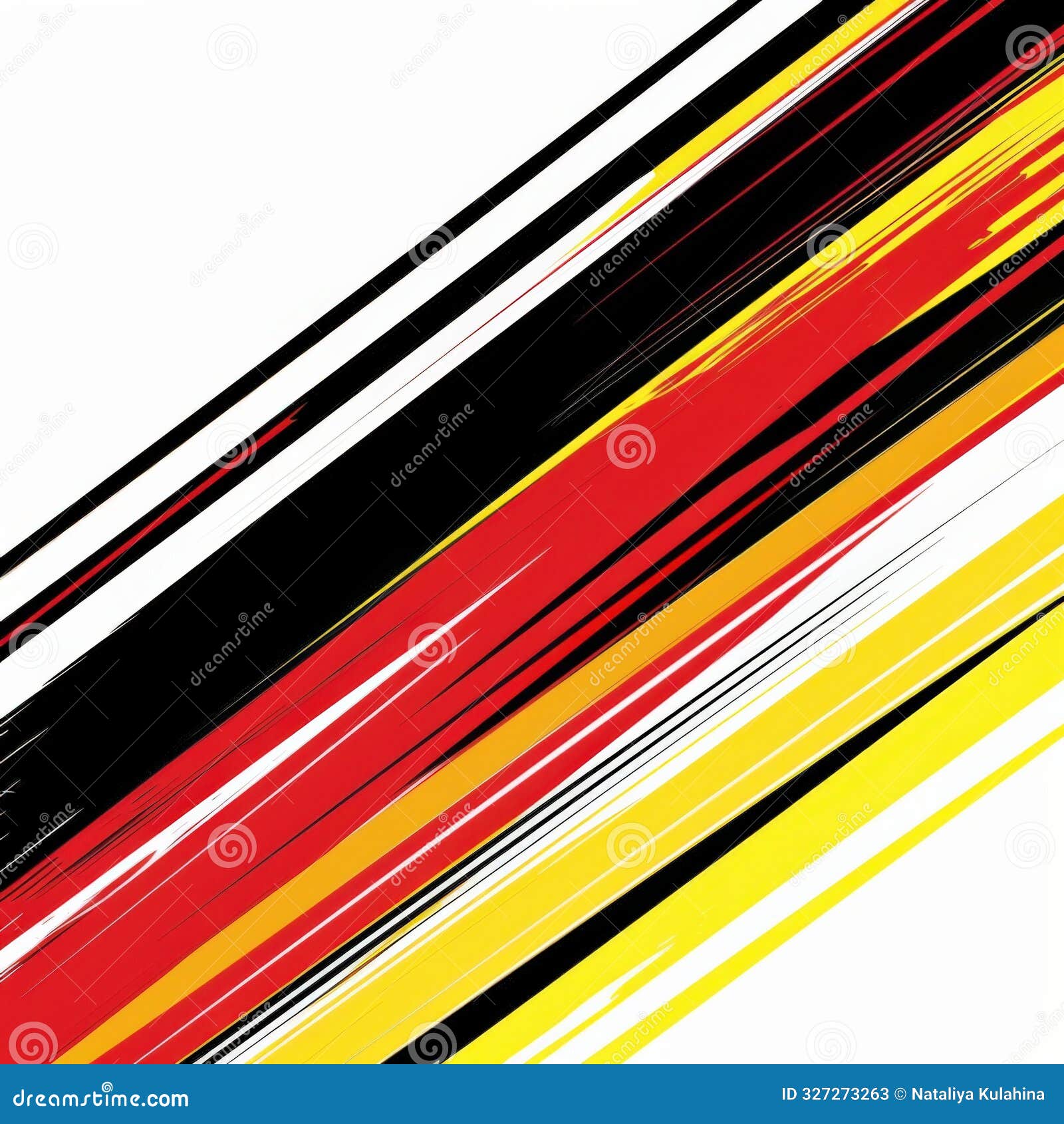 Bold Abstract Strokes in Red Yellow and Black Colors Stock Image ...