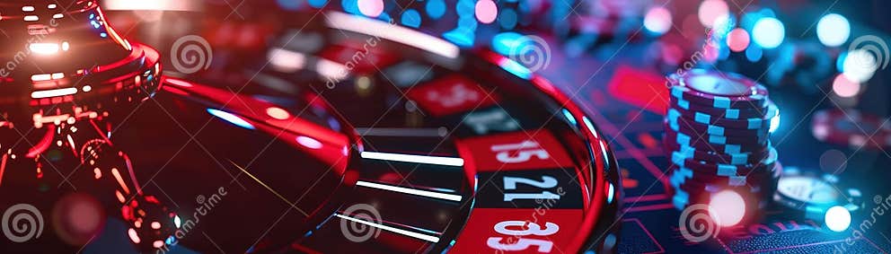 Bold Abstract Visuals Representing the Thrill of Gambling Stock Image ...