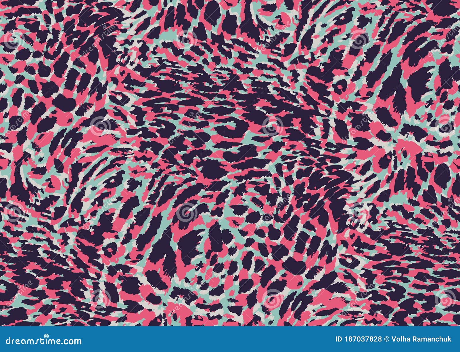 Bold Abstracted Leopard Skin Seamless Pattern Design. Jaguar, Leopard ... Bold Abstracted Leopard Skin Seamless Pattern Design. Jaguar, Leopard ...