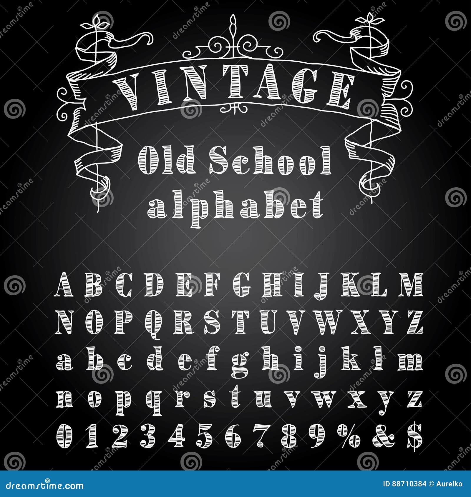 Bold alpha chalk stock vector. Illustration of grungy - 88710384