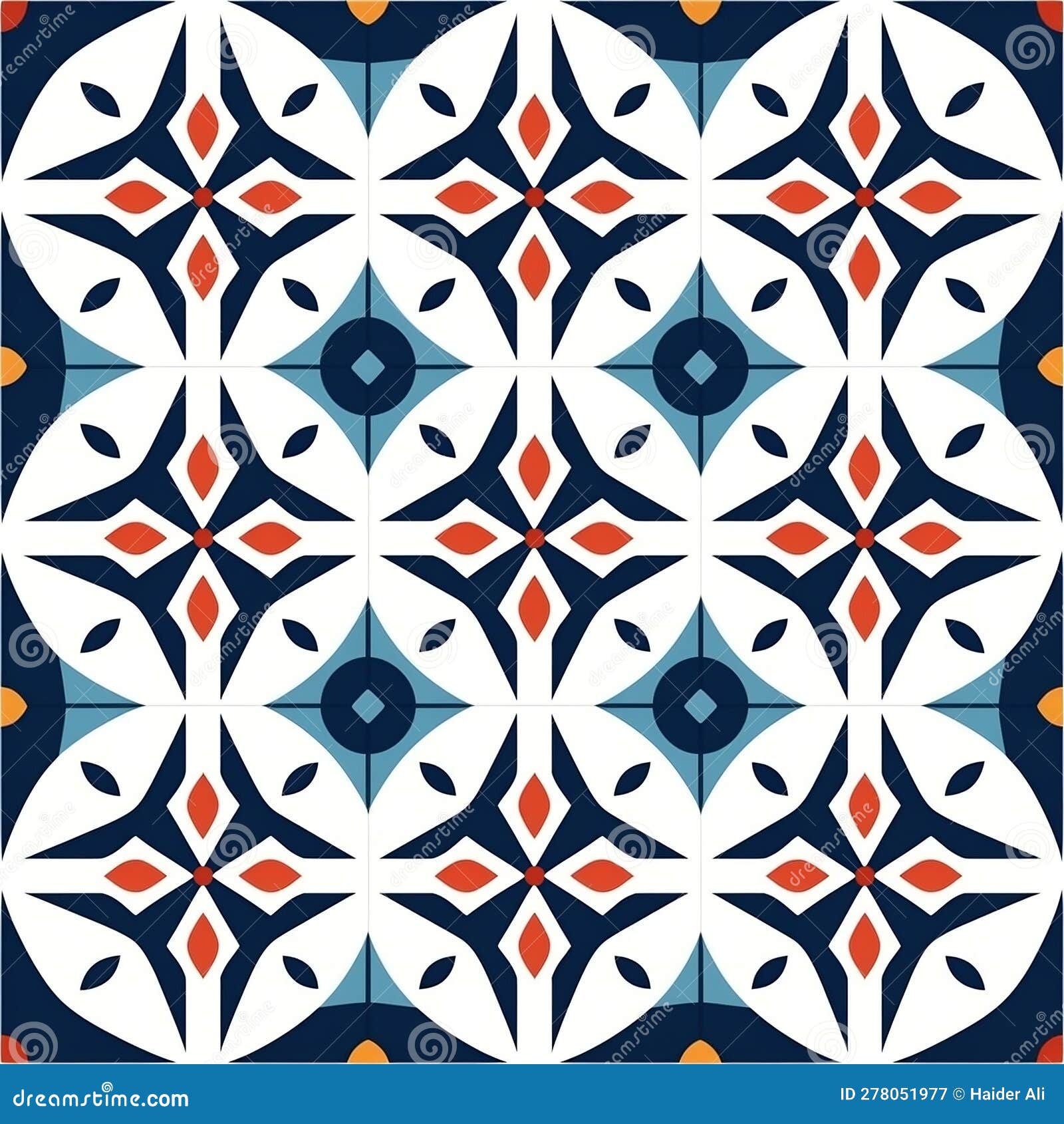 Bold and Beautiful Stylish Turkish Pattern. Generative AI Stock ...
