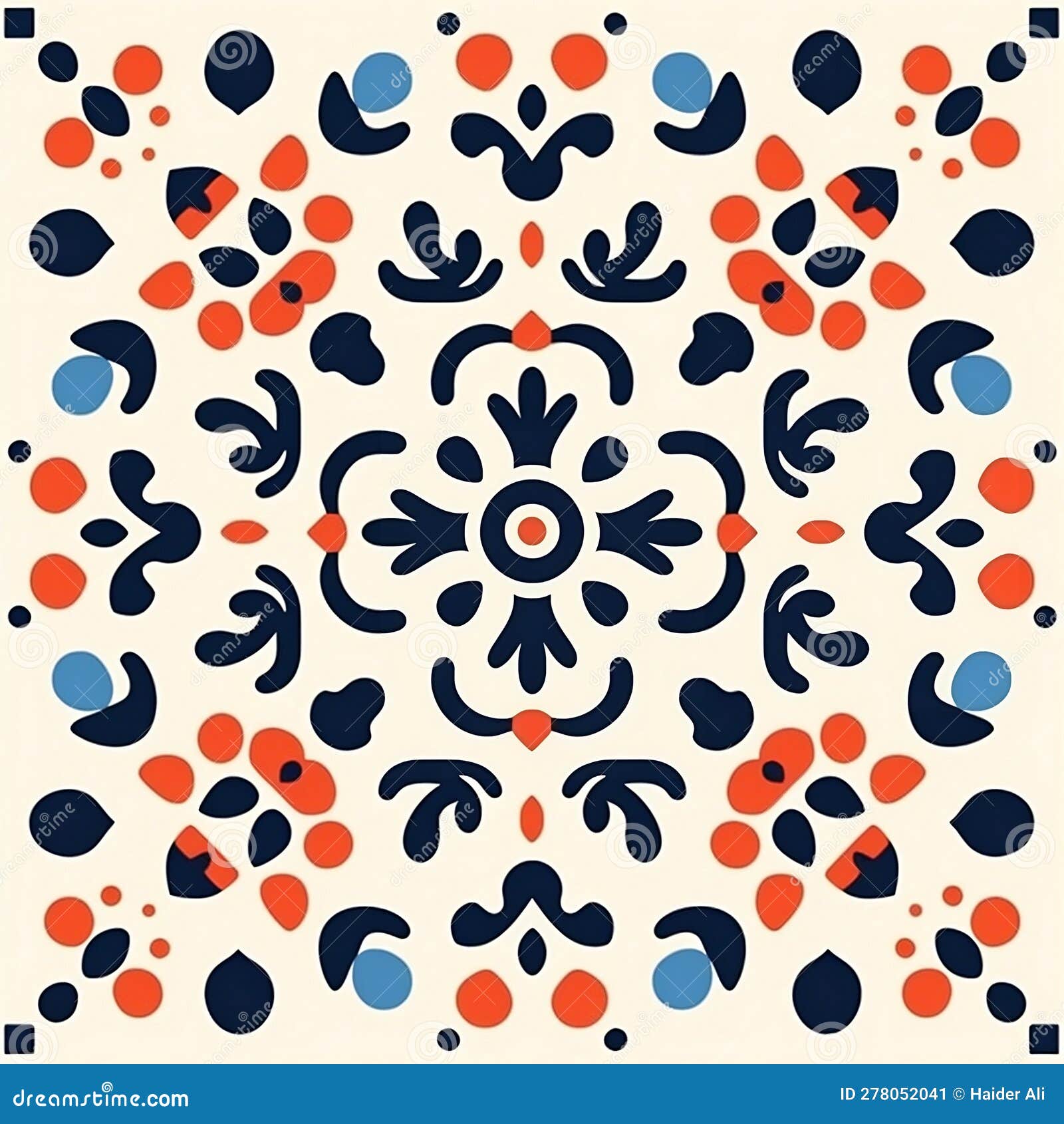 Bold and Beautiful Stylish Turkish Pattern. Generative AI Stock ...