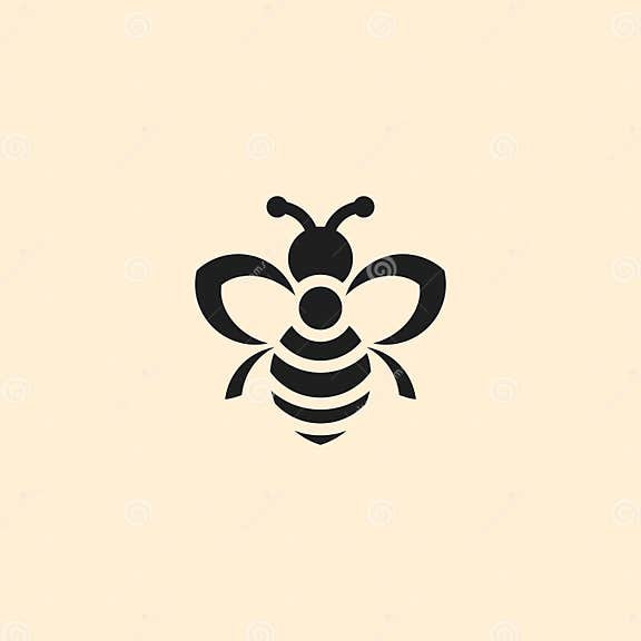 Bold Bee Logos for Impactful Designs Stock Illustration - Illustration ...