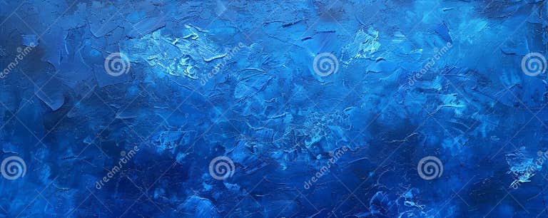 A Bold Blue Background Featuring a Subtle Shimmer Effect, Adding a ...