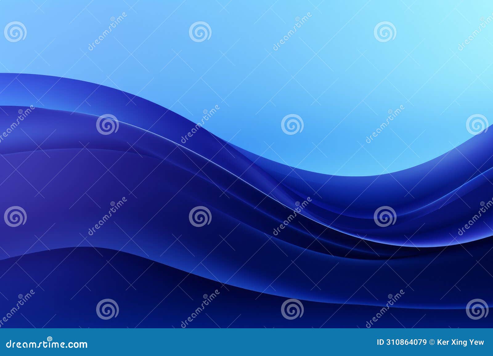 A Bold Blue Background with a Gradient Effect Stock Illustration ...