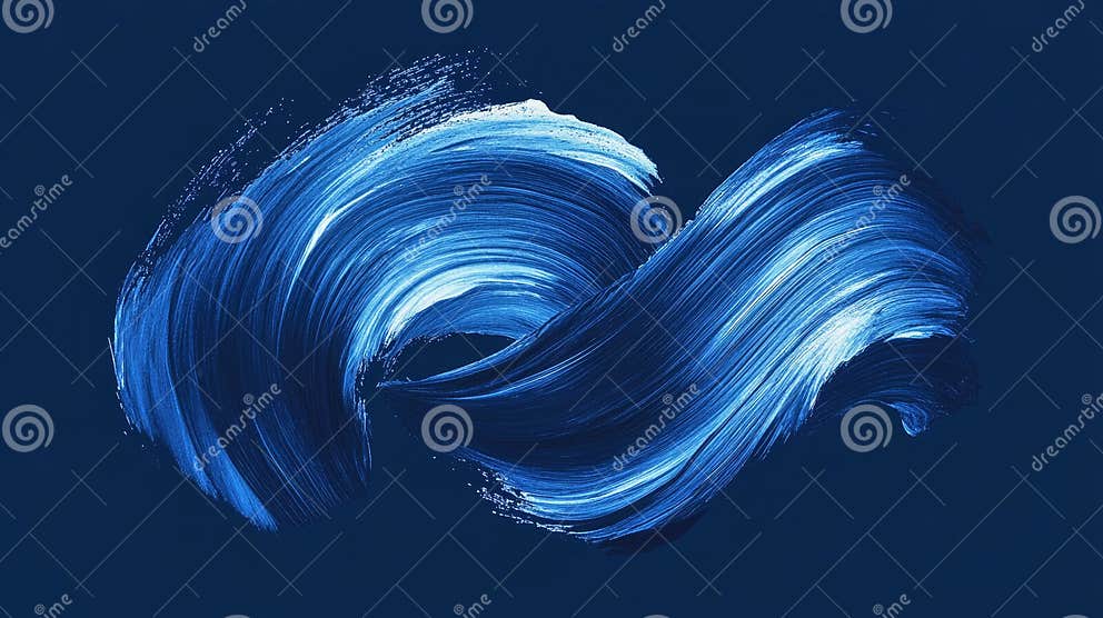 Bold Blue Brushstroke Texture Enhances Modern Artistic Expression on ...