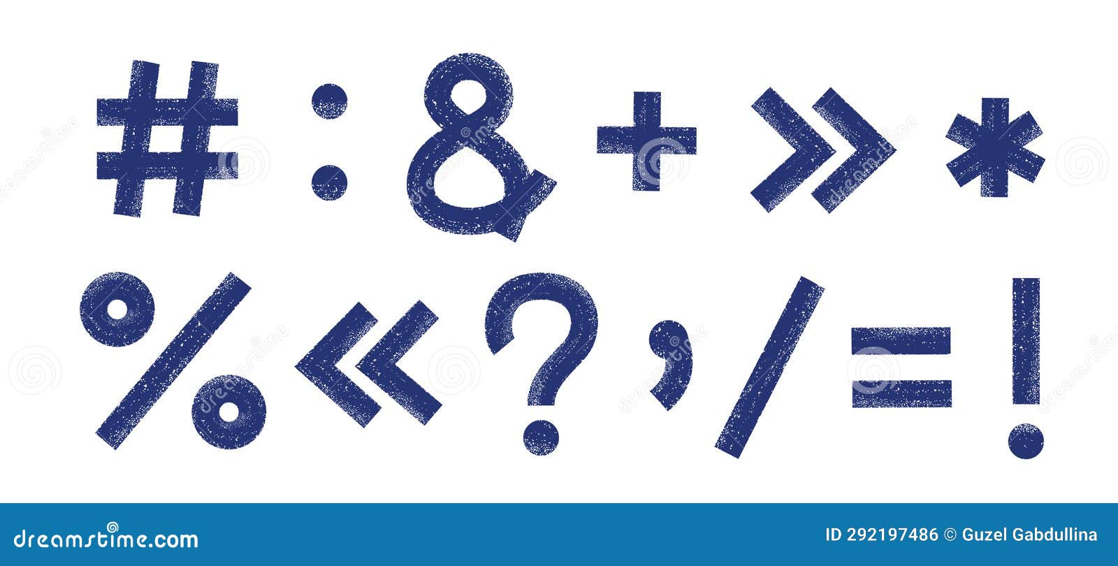 One Line Punctuation Marks. Quote Symbol, Quotation Marks, Question And ...