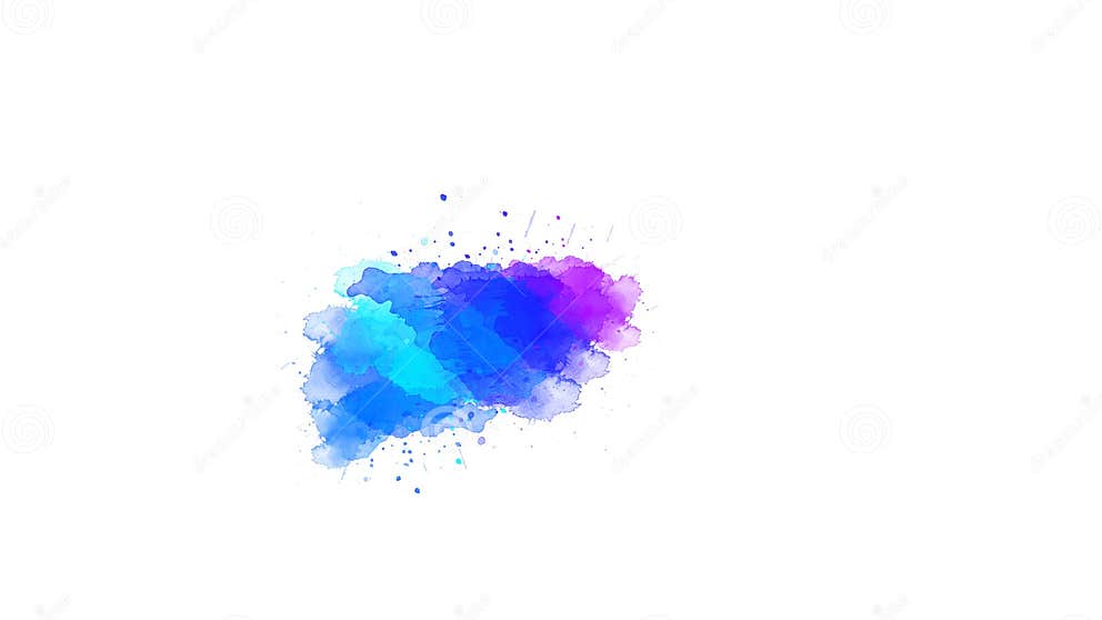 Bold Brush Texture Paint Stroke Splash for Graphics Project Stock ...