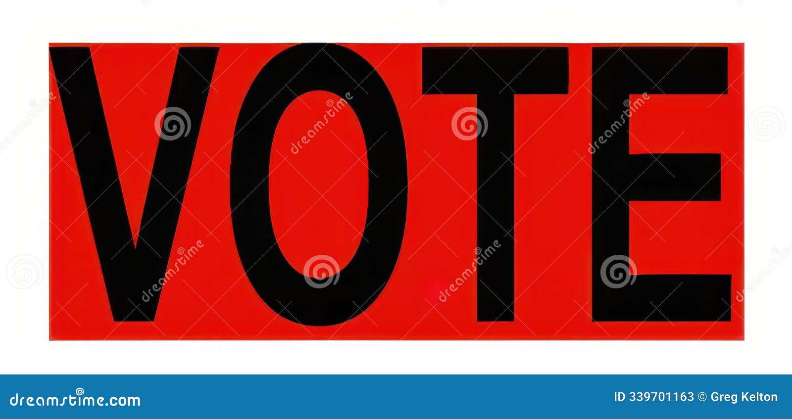 Bold Campaign Message Emphasizing Importance of Voting Democratic ...