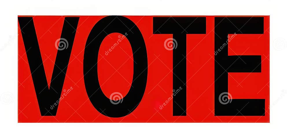 Bold Campaign Message Emphasizing Importance of Voting Democratic ...