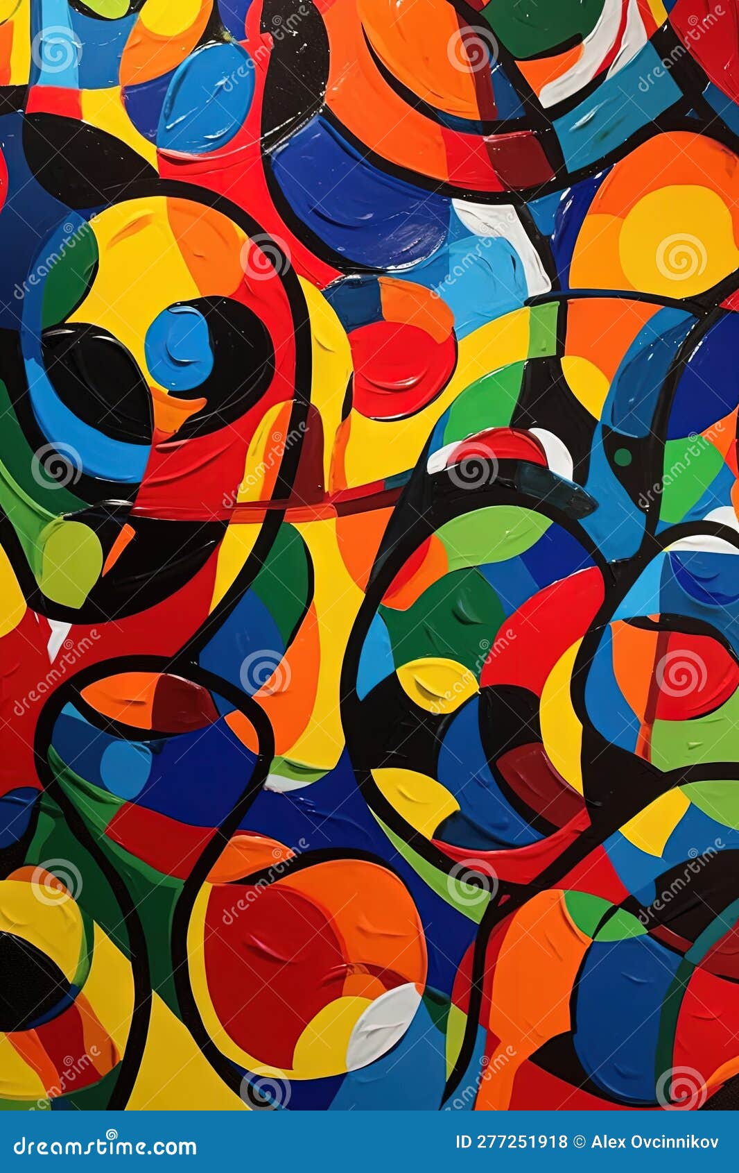 Bold and Colorful Abstract Shapes in Pop Art Style for Posters and Web ...