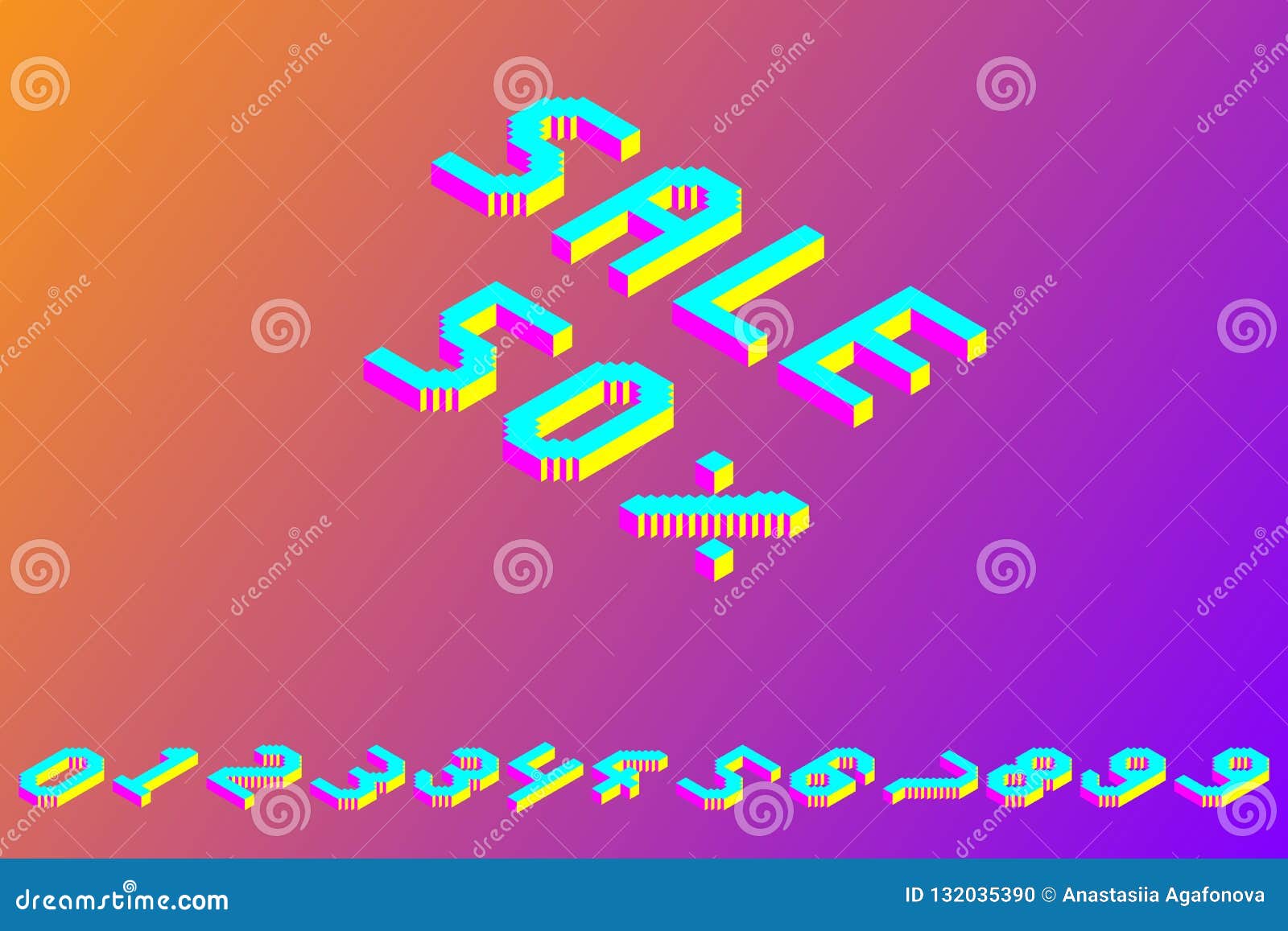 Bold Colorful Isometric Pixel 3d Numbers Stock Vector - Illustration of ... Bold Colorful Isometric Pixel 3d Numbers Stock Vector - Illustration of ...