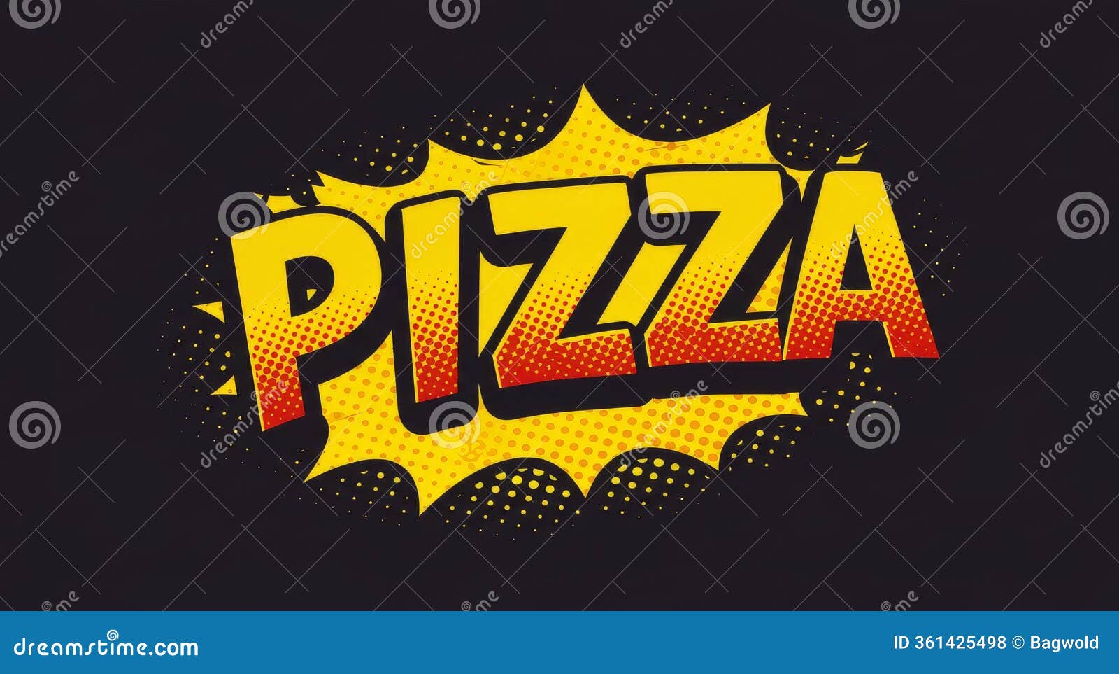 Bold Comic Style Font Alphabet In Yellow Outlined Letters With Playful ...