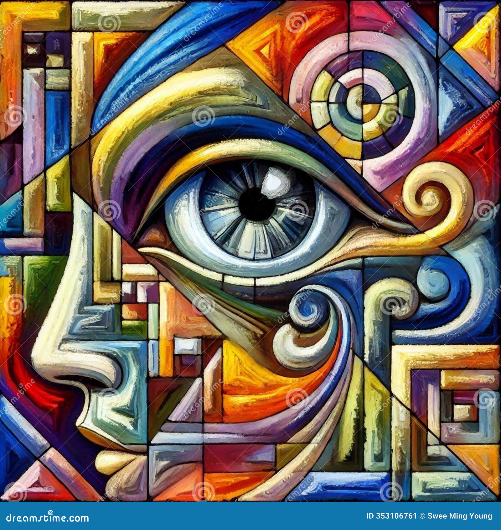 Bold Cubist Influences by Intricate Layers of Human Thought and Emotion ...