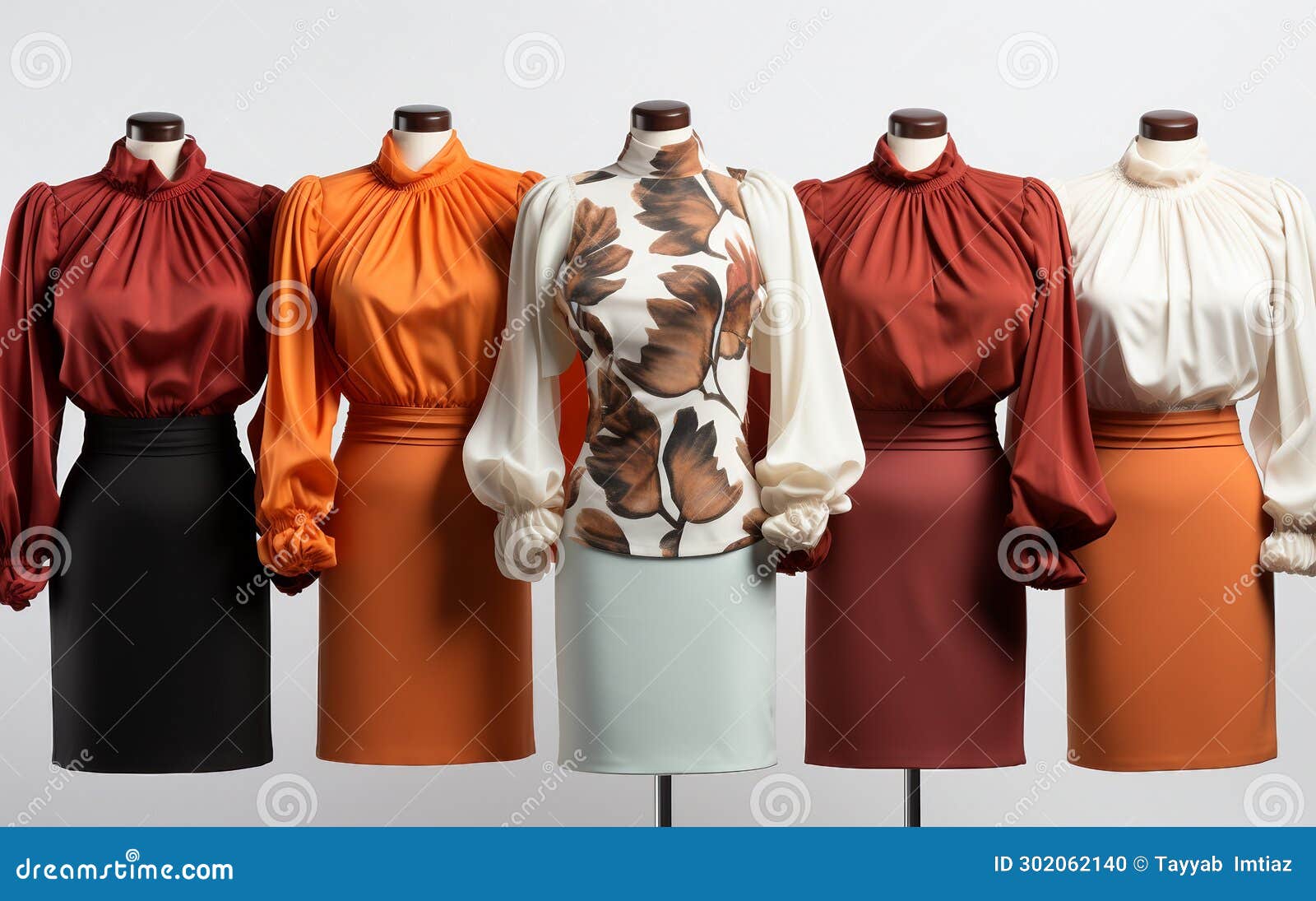 Bold Dramatic Sleeve Designs: a Statement in Style Isolated on a ...