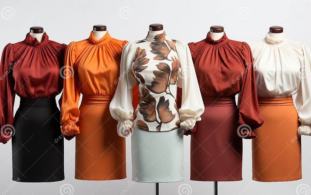 Bold Dramatic Sleeve Designs: a Statement in Style Isolated on a ...