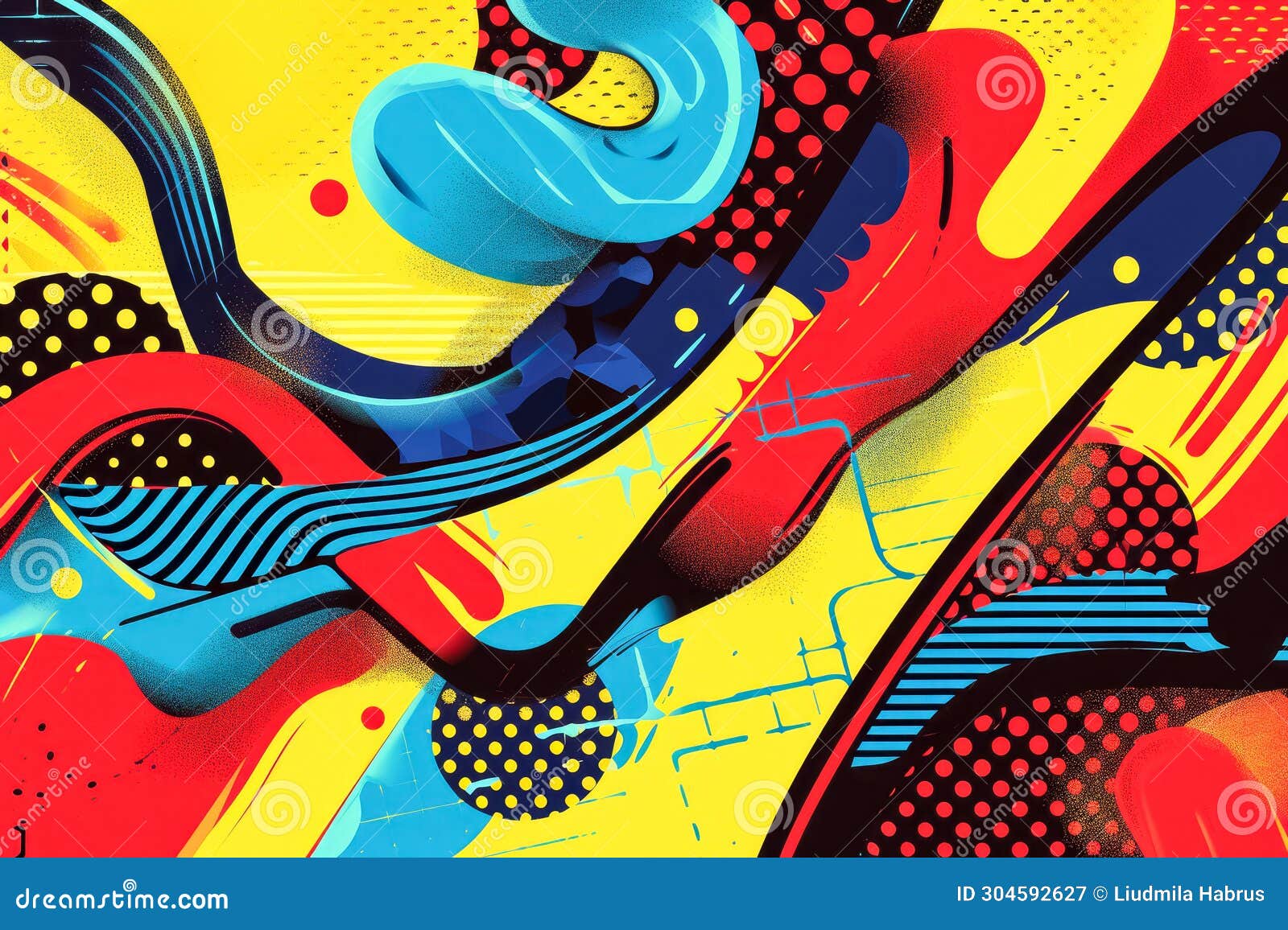 Bold and Energetic Background with Dynamic Shapes and Lines Stock Image ...