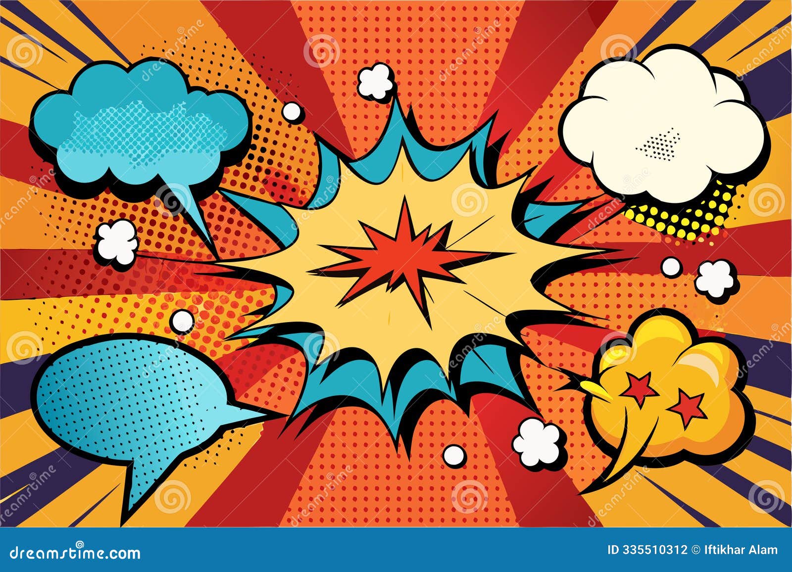 Vibrant Speech Bubbles With Emotive Icons, Creating Engaging And ...