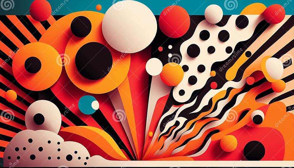 Bold and Eye-catching Background with Graphic. Generative AI Stock ...