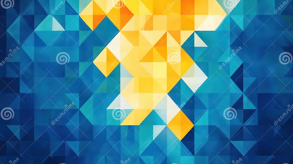 Bold Geometric Patterns Inspired by Swedish Colors Create a Striking ...