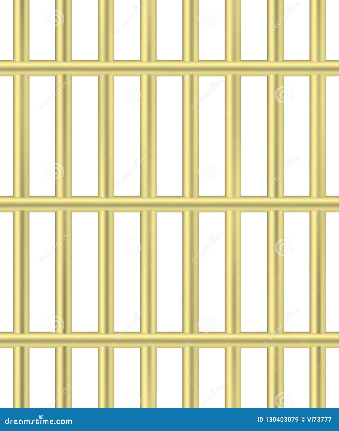 Bold Golden Jail Bars Pattern. Prison Cell Seamless Vector. Stock ...