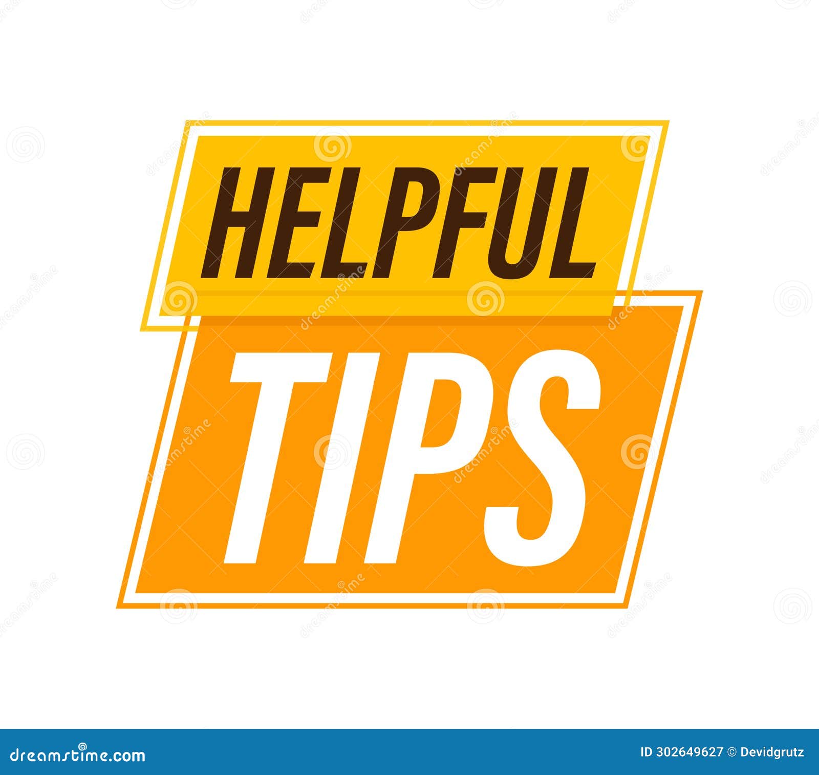 Bold Helpful Tips Signage Vector Illustration, Advice and Support ...