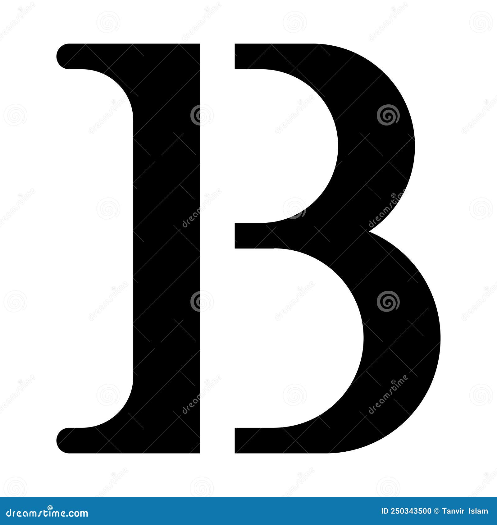 Bold Icon stock vector. Illustration of symbol, font - 250343500