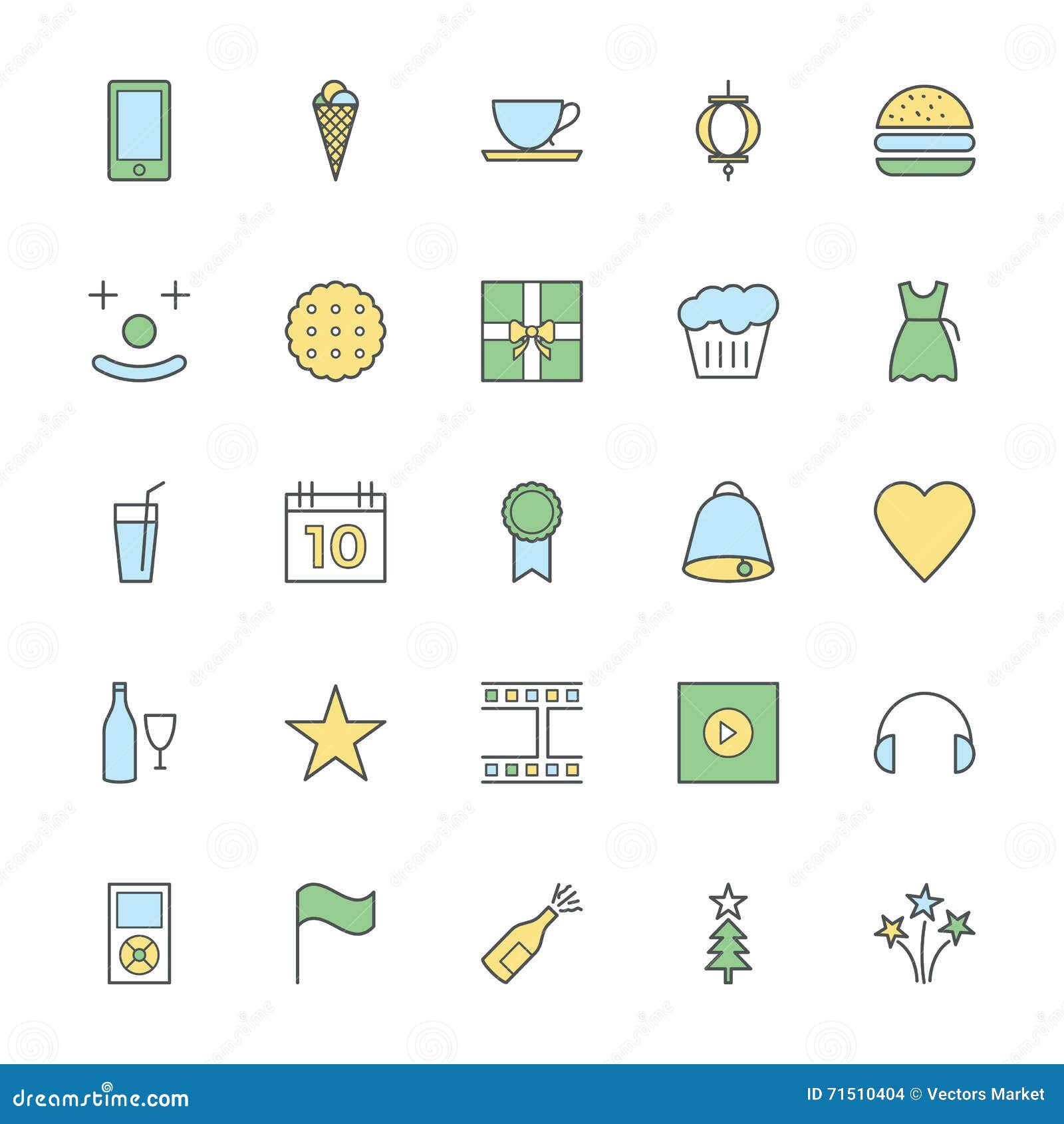 Bold Icon Illustration stock illustration. Illustration of drinks ...