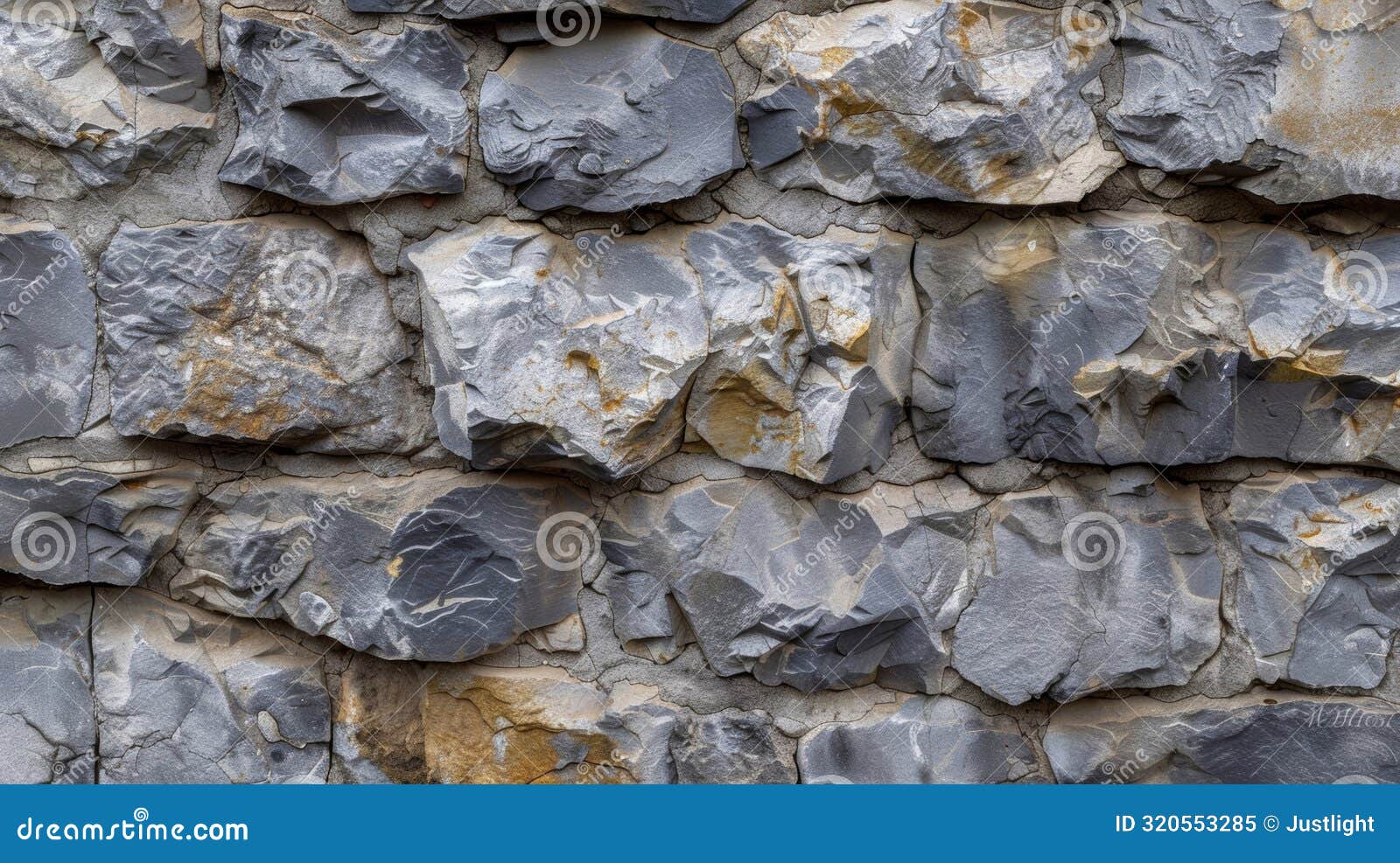 Bold and Jagged Edges of a Textured Stone Wall with Sharp Corners and ...