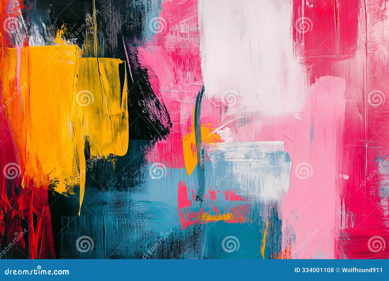 A Bold, Modern Abstract Art Backdrop Featuring Thick, Expressive ...