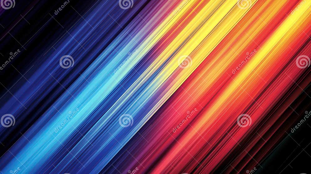 Bold Motion Lines with Dramatic Color Transitions and Depth Effects ...