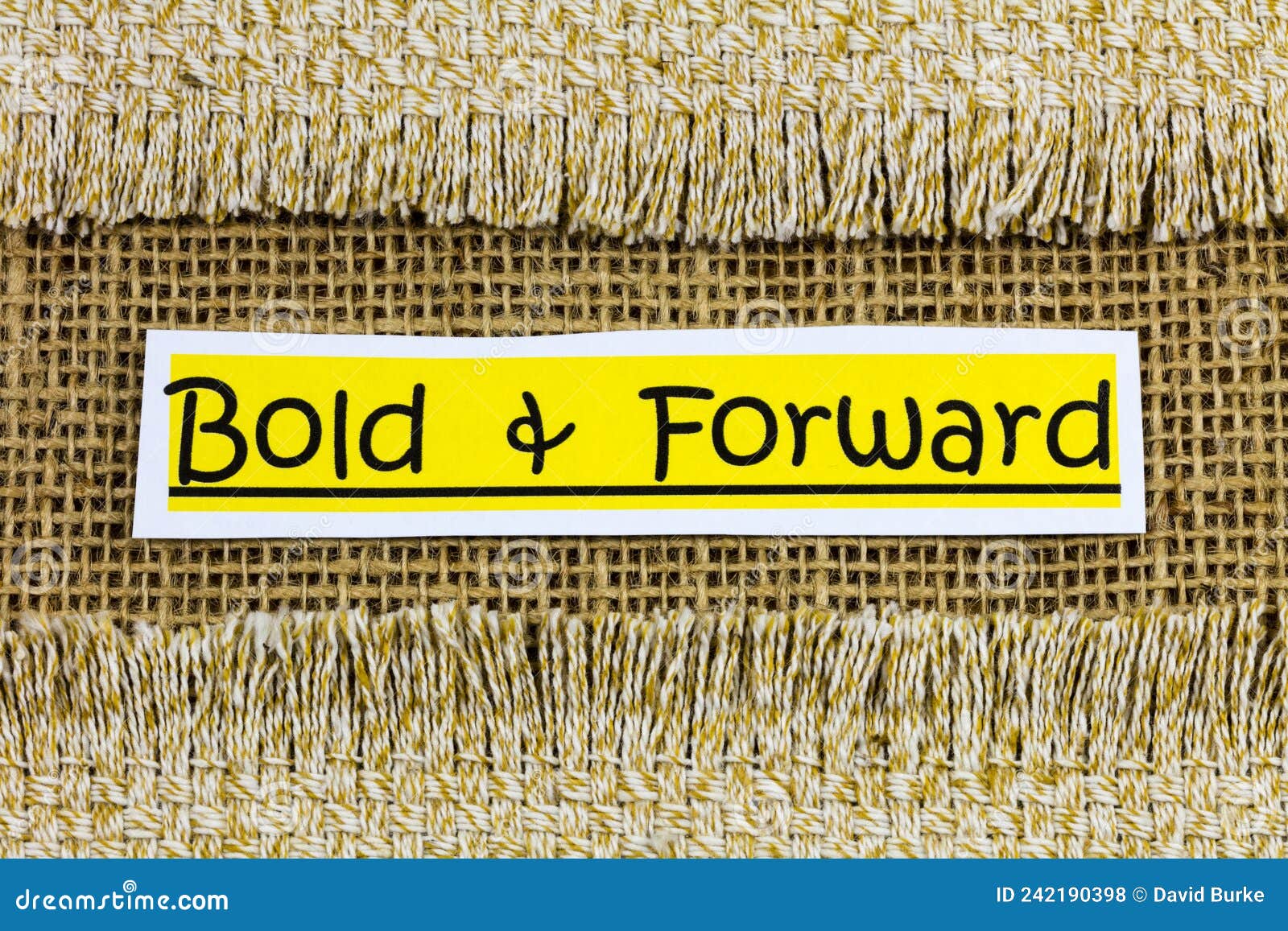 Bold Move Forward Direction Leadership Strategy Determination Stock ...