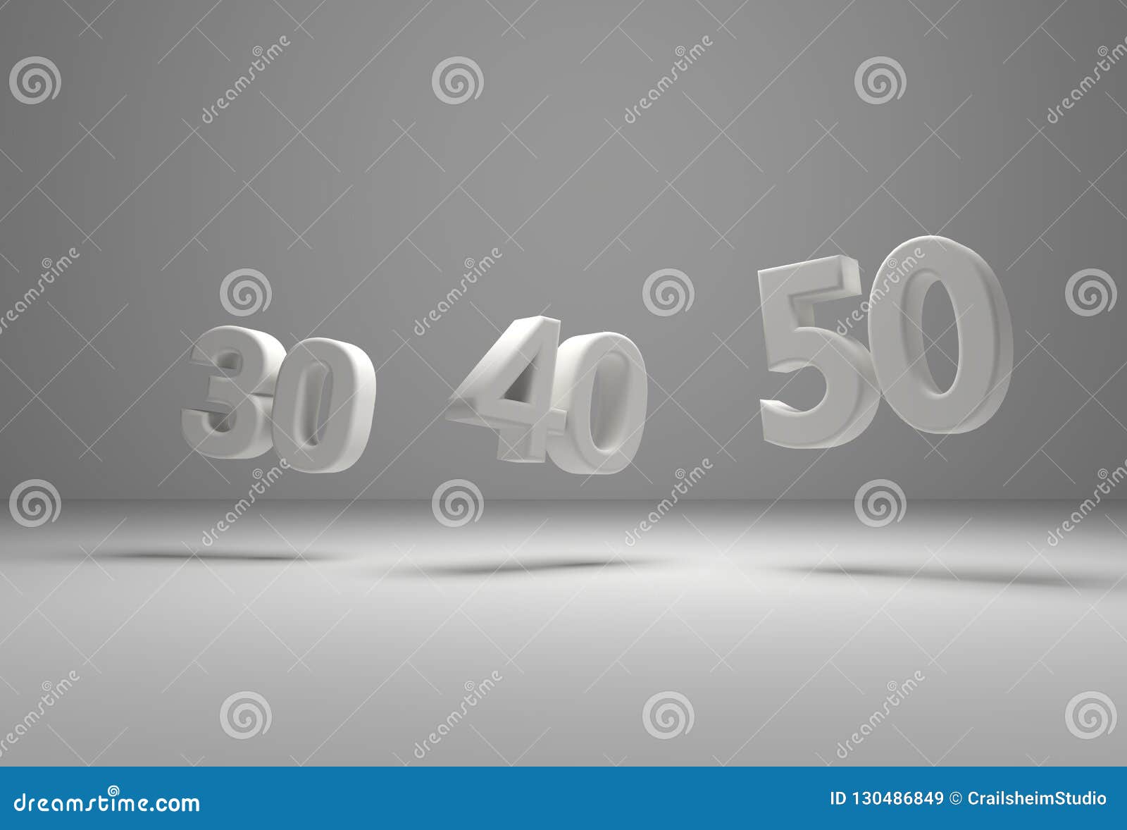 30 40 50 bold numbers stock illustration. Illustration of symbol ...